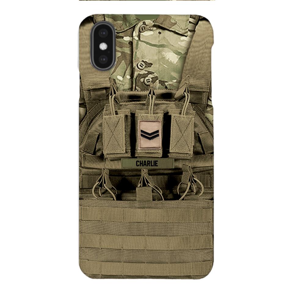 Personalized British Soldier Phone Case Printed 25MAR-DT29 – Vimareo