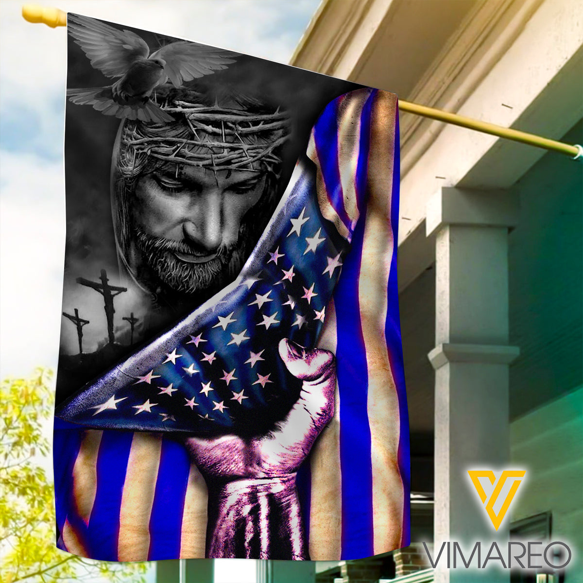 BLUE LINE Flag TMT JESUS – Vimareo