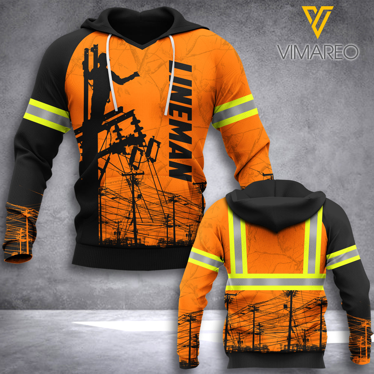 Lineman UNIFORM HOODIE 3D TPM CAM – Vimareo